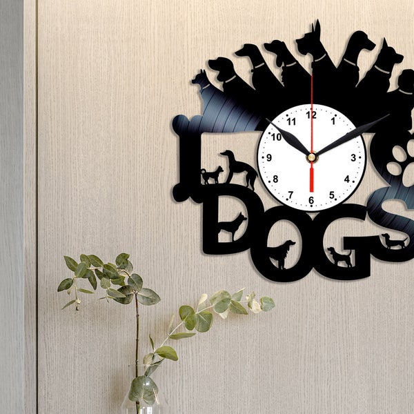 Dog Clock - Etsy