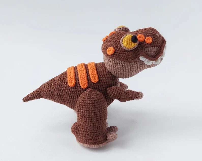 T Rex Dinosaur Crochet Pattern Crochet Tutorial Dinosaur Amigurumi ...
