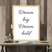 Dream Big Dream Bold, Printable Wall Art, Black and White, Printable ...