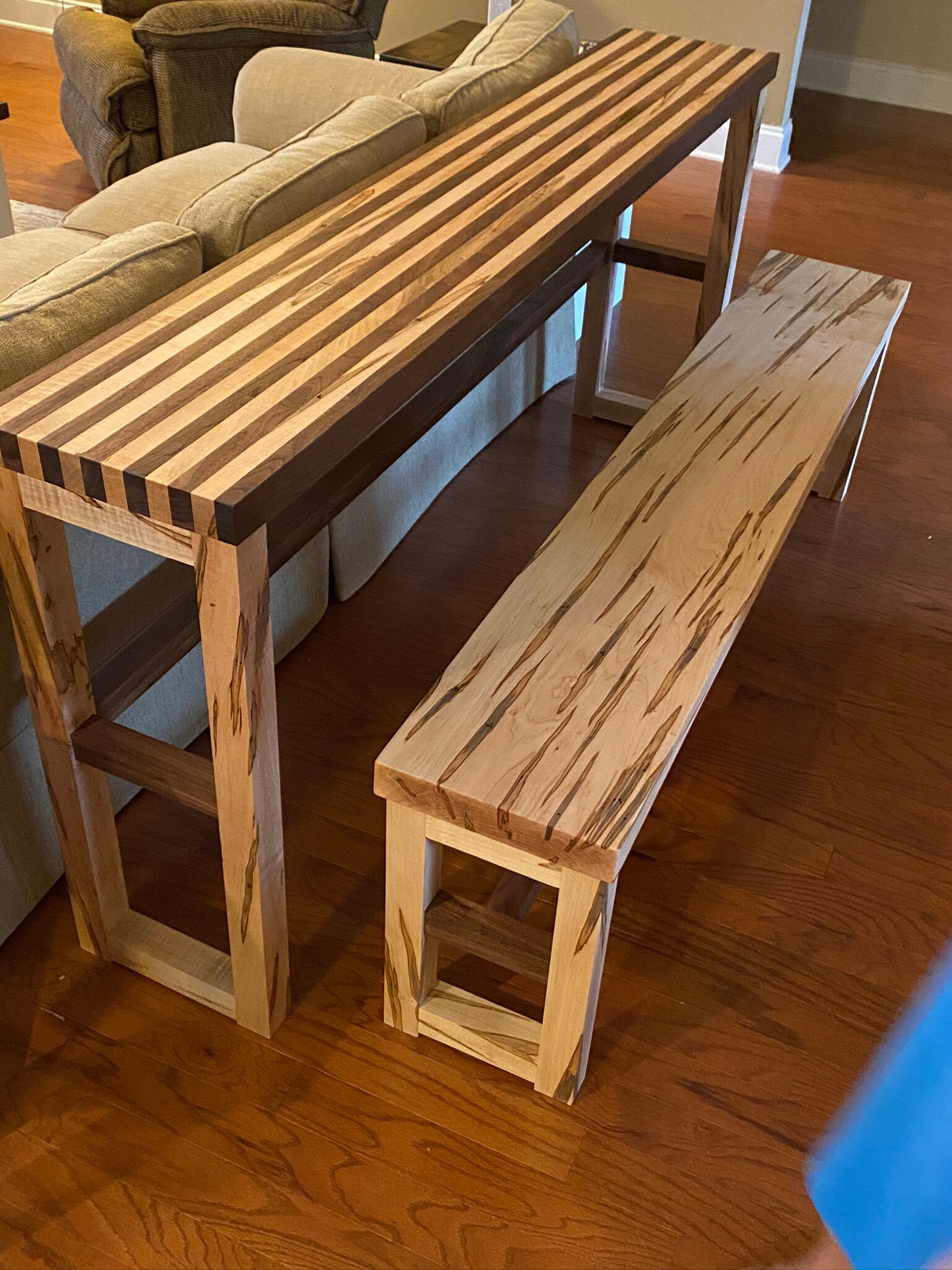 Made to Order Custom Built Sofa Tables and Benches - Etsy