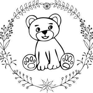 Cute Doodle Woodland Creature Clipart, Forest Animal Clipart, Woodland ...