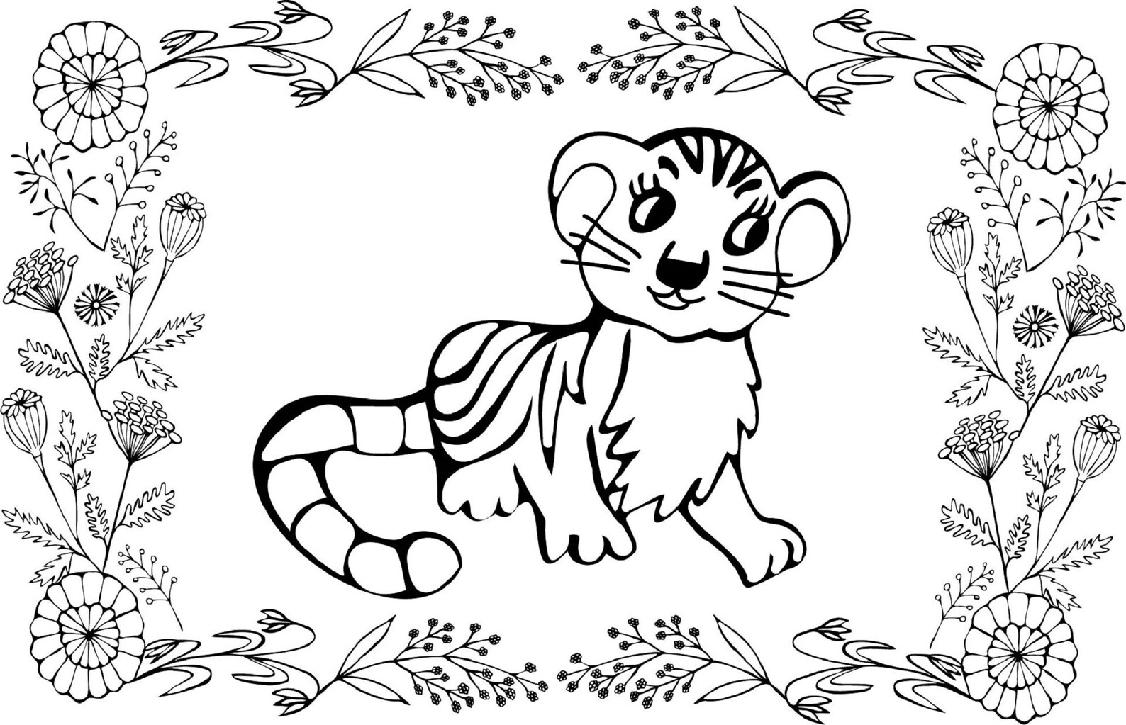 Cute Doodle Woodland Creature Clipart, Forest Animal Clipart, Woodland ...