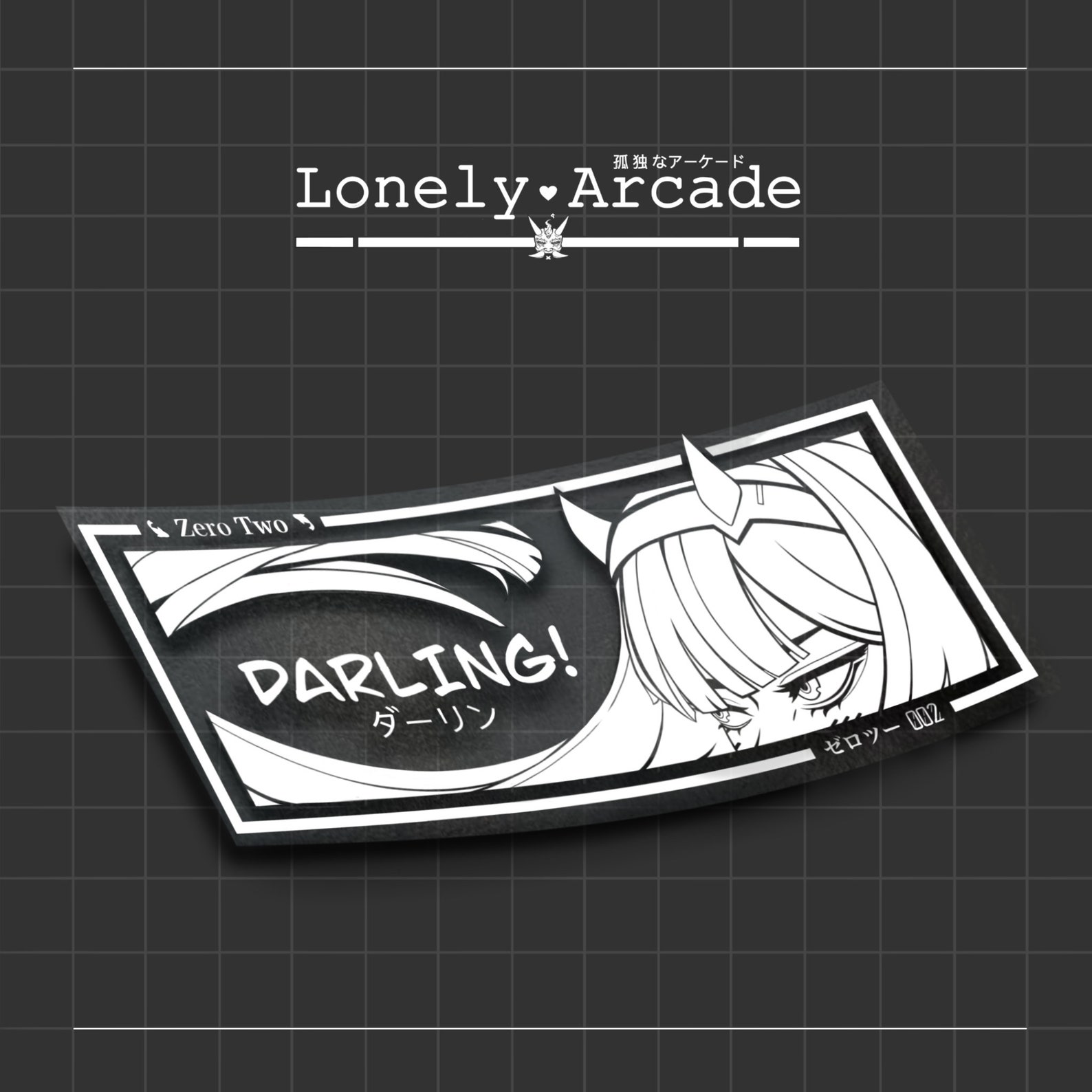 Darling! | Zero Two | Darling in the Franxx | Vinyl Decal | Anime Die ...