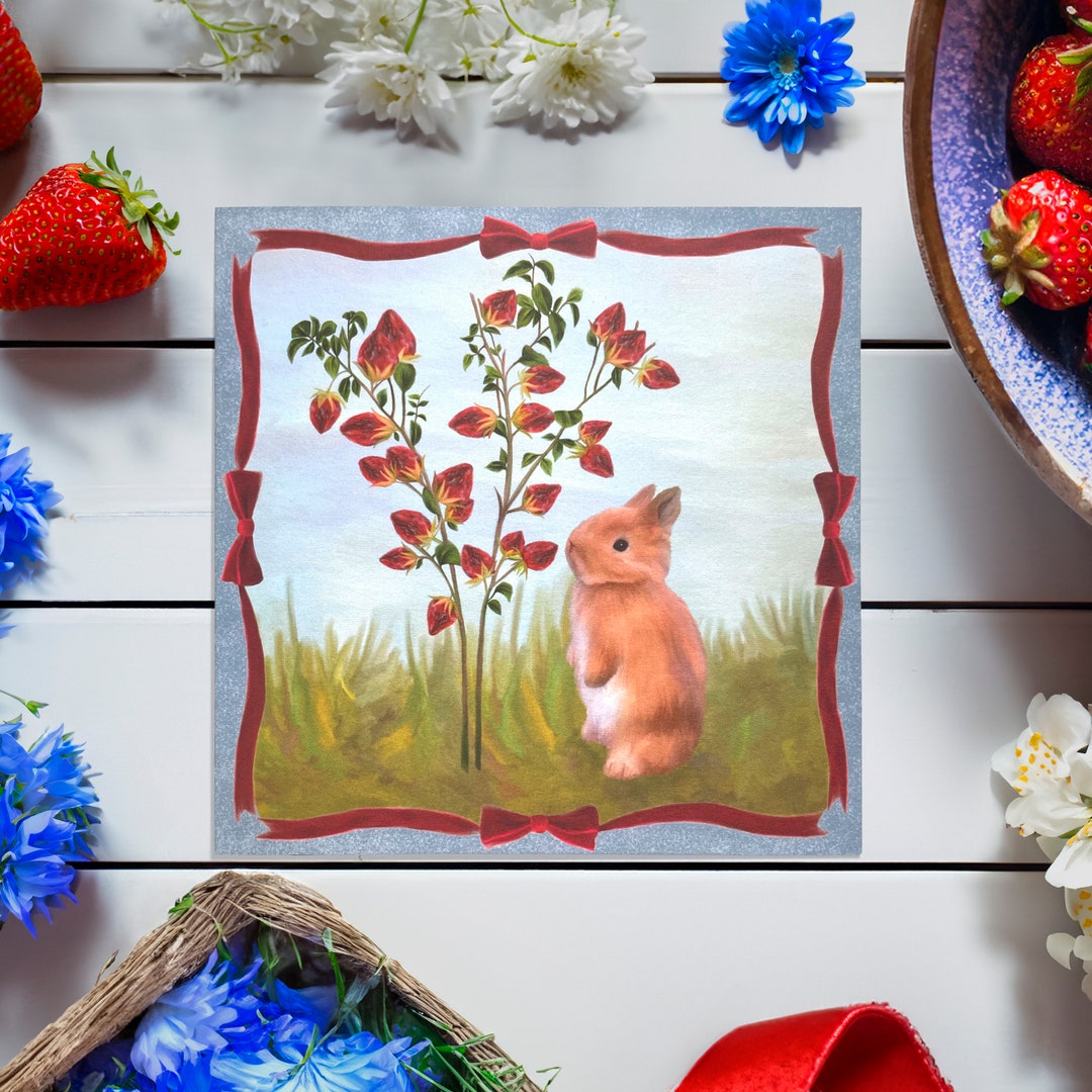 Bunny Rabbit Card - Birthday Card - Anniversary Card - Bunny Card ...