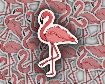 Pink Flamingo Stickers Hershey Kiss Stickers Tropical Theme - Etsy