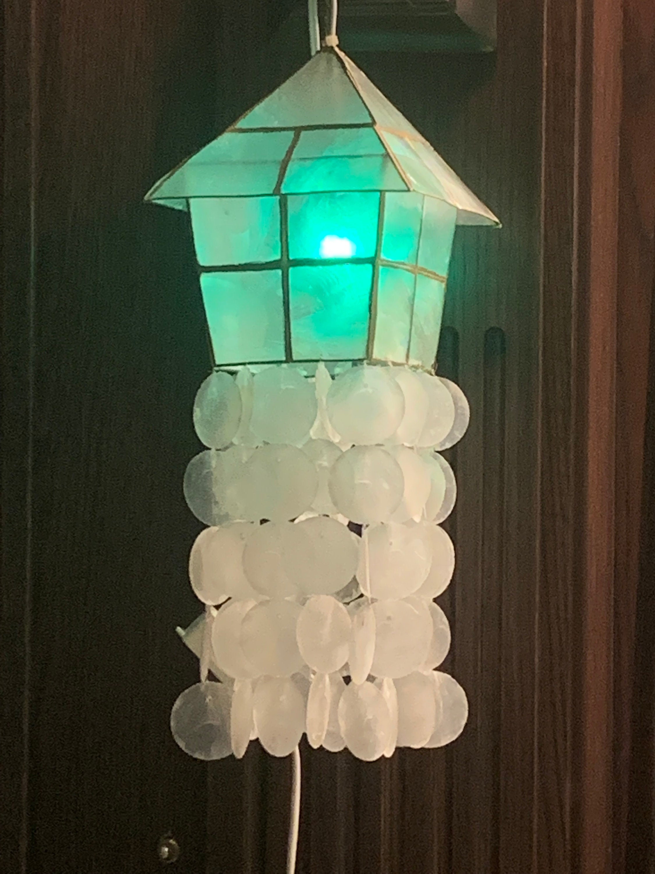 Philippine Capiz House Lighted Wind Chime - Etsy