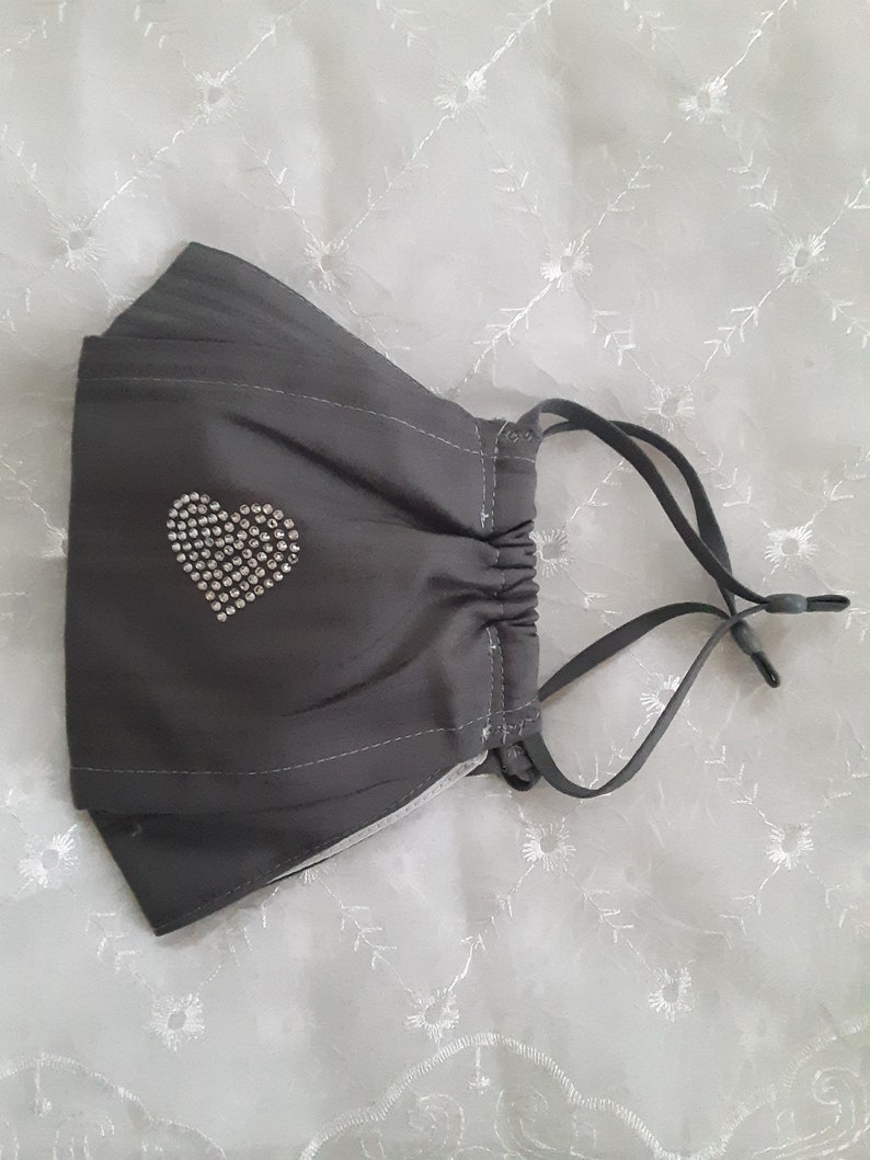 Bling Face Masks For Women Handmade Washable Double Layer Cotton