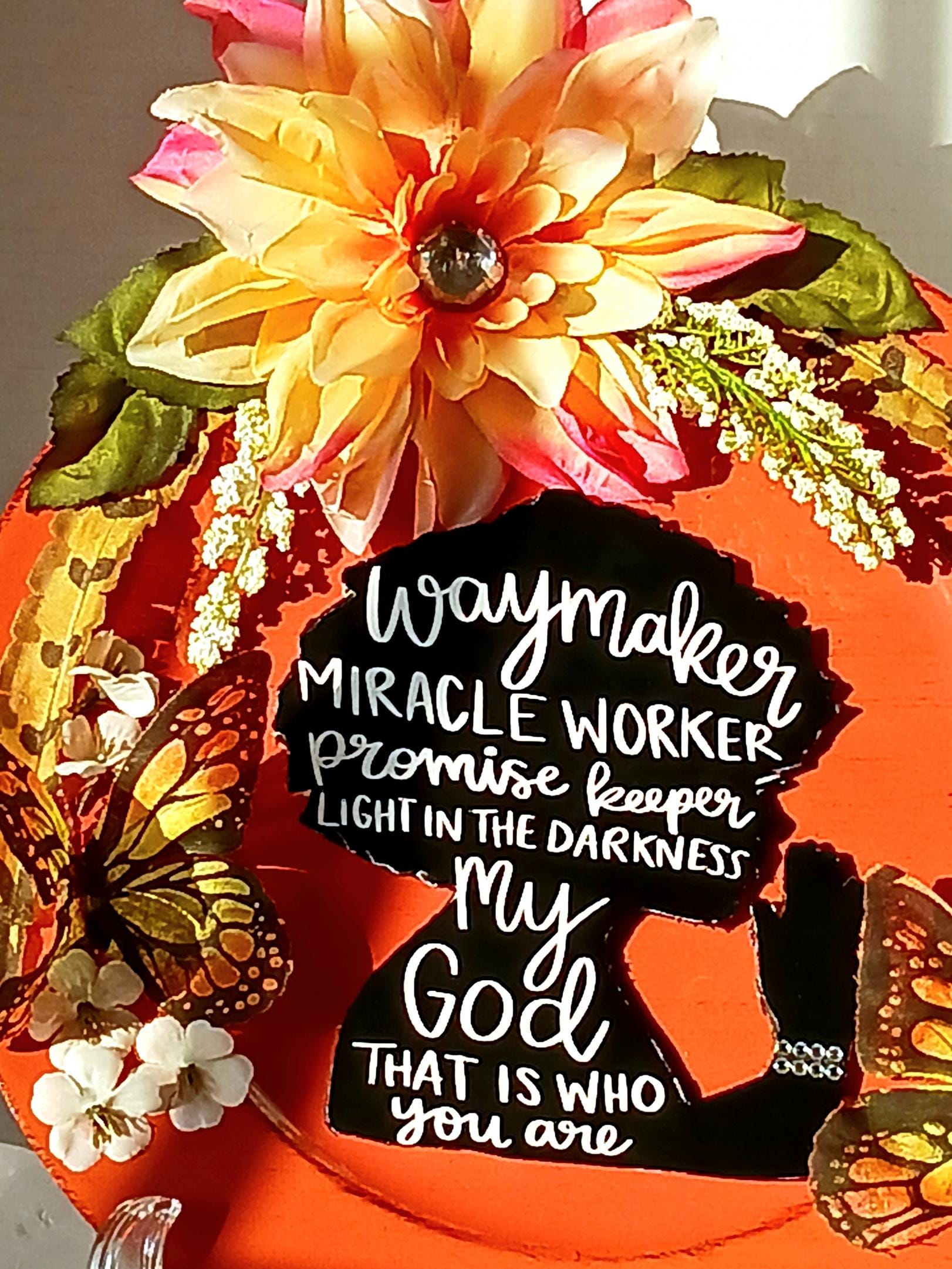 Inspirational Charger Plate With Stand: Unique Home Decor - Etsy