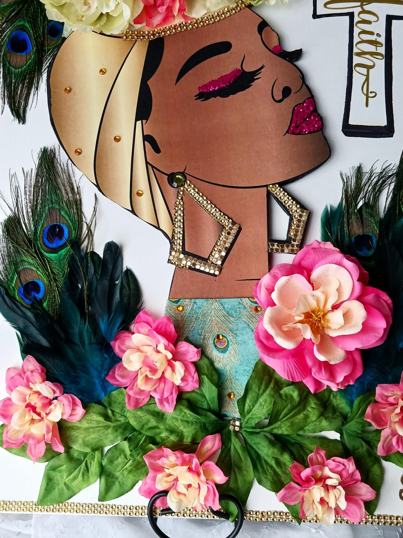 3D Diva Canvas Art: Handmade Wall Hanging (18x24) - Etsy