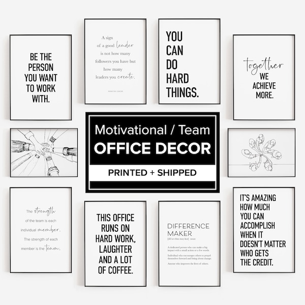 Inspirational Posters for Breakroom - Etsy