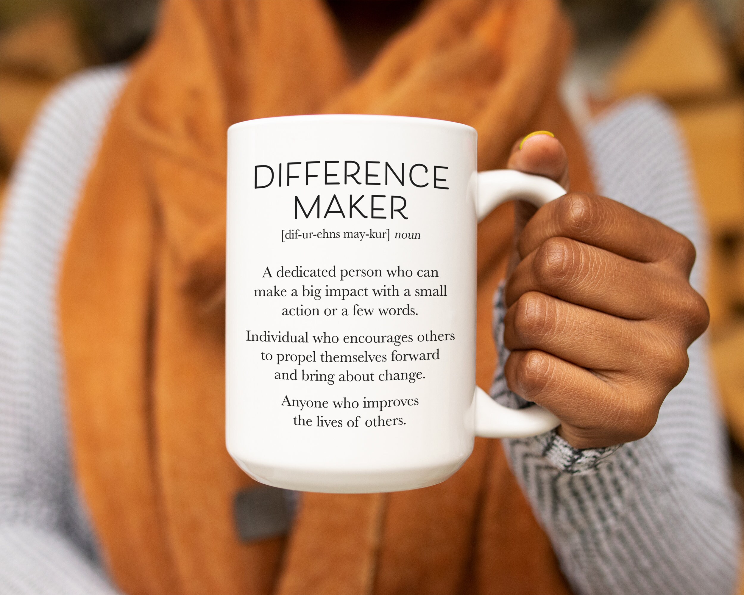 Difference Maker Definition Mug, Inspirational Mug, Special Education ...