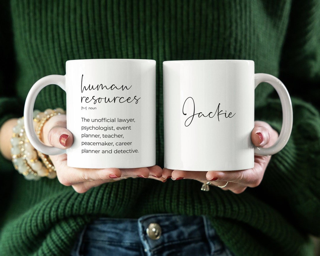 Personalized HR Mug Custom Human Resources Name Mug Funny - Etsy