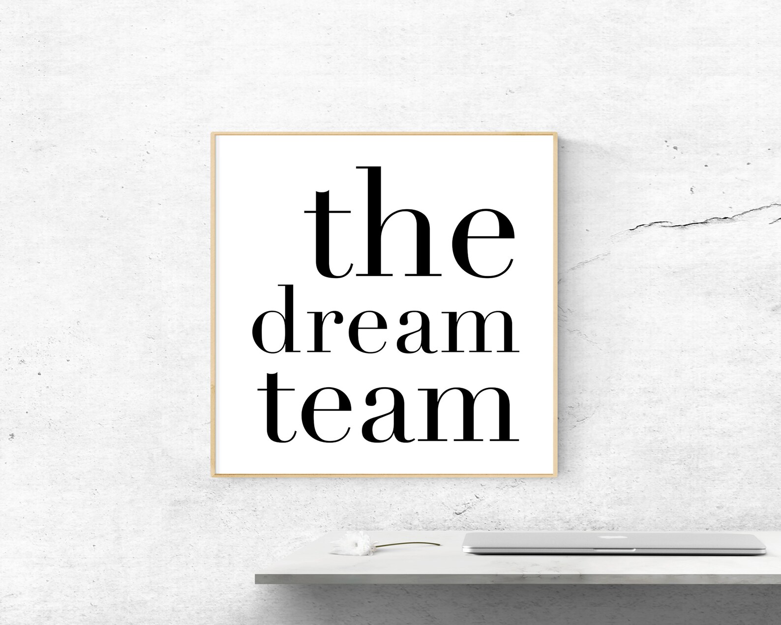 Dream Team Print, Family Quote, Teamwork Prints, Office Decor ...