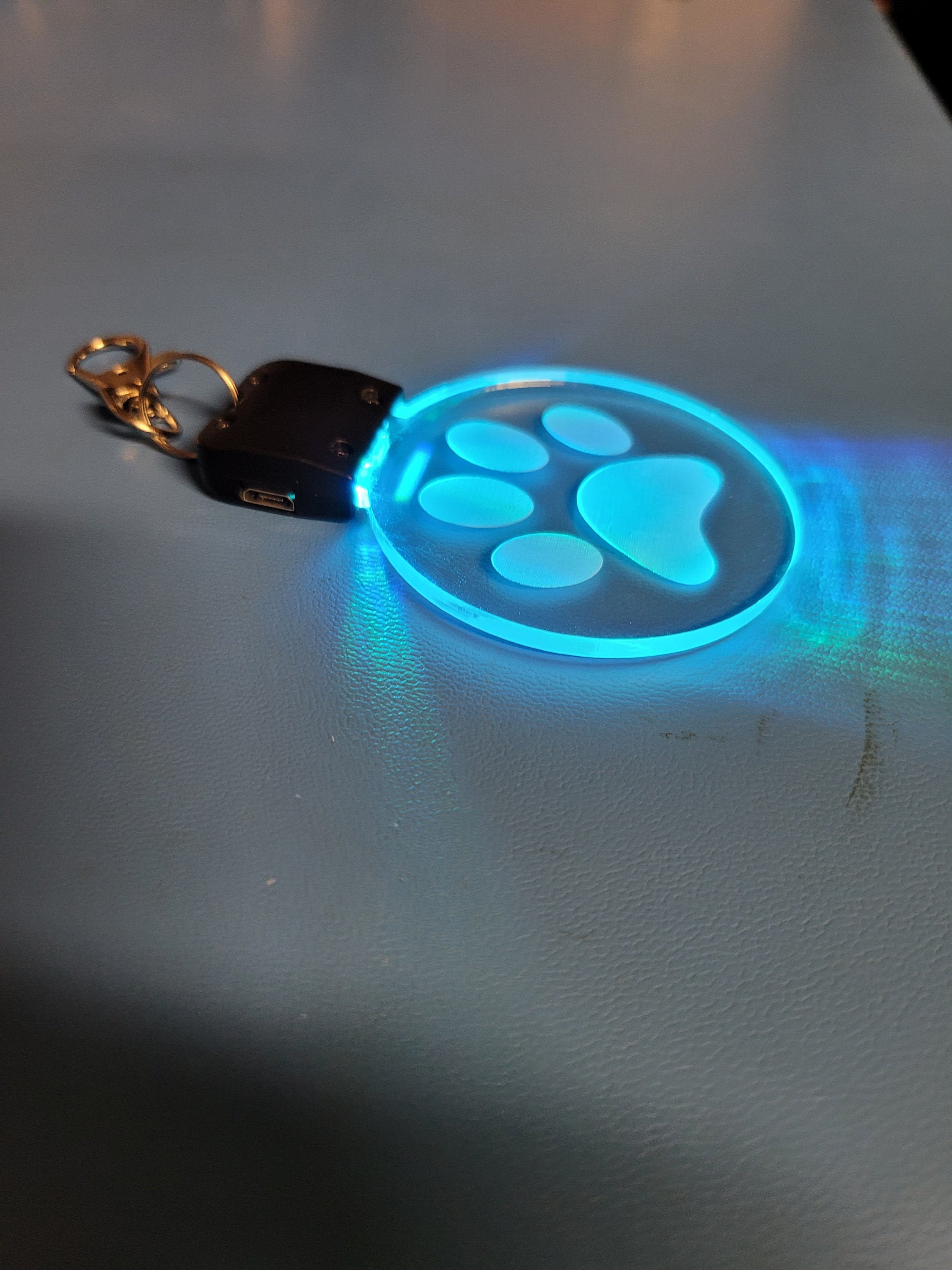 Customizable - Light up Keychain - Etsy