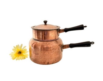 Copper Pot Double Boiler - Etsy