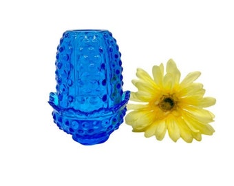 Vintage Fenton Blue Fairy Lamp - Etsy