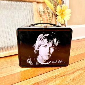 RARE Vintage Kurt Cobain Lunch Box AND Thermos / Collectible Music ...