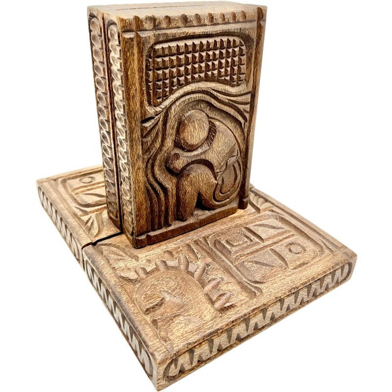 Vintage Pair of BEAUTIFUL Hand Carved Wooden Bookends / - Etsy