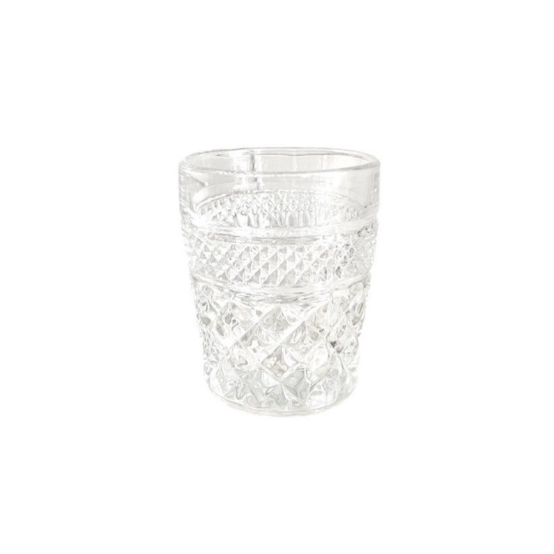 Vintage Anchor Hocking Wexford Crystal Glasses: Diamond Pattern Sets of ...