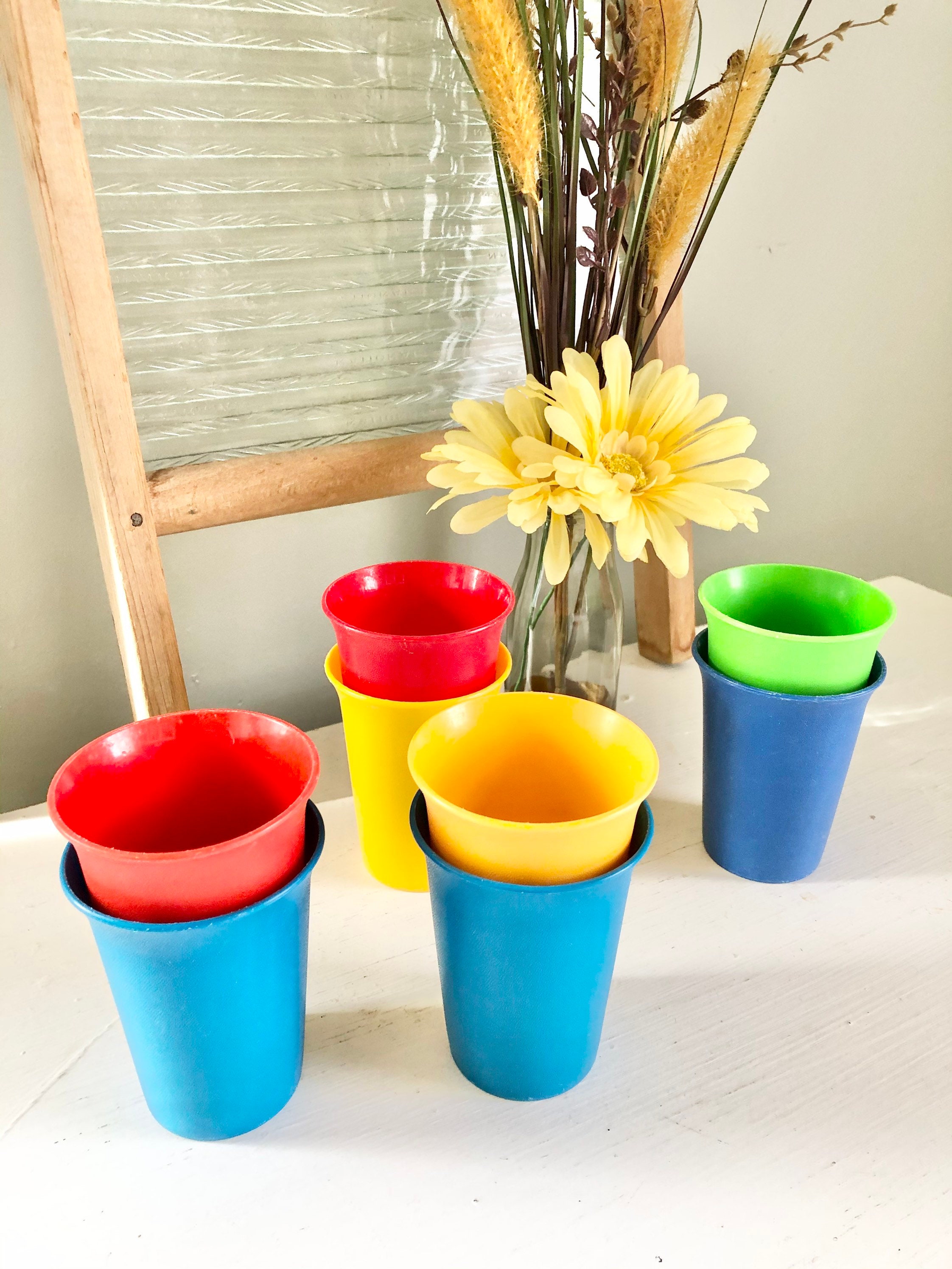 Retro/Vintage SET de 8 tazas Tupperware / Tazas apilables / | Etsy