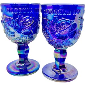 Vintage Fenton/lg Wright Madonna Inn ‘wild Rose’ SET of 2 Rare ...