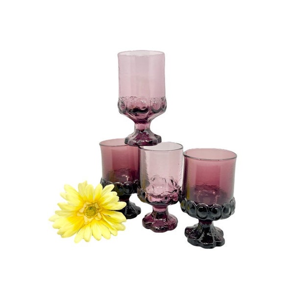 Purple Goblets - Etsy