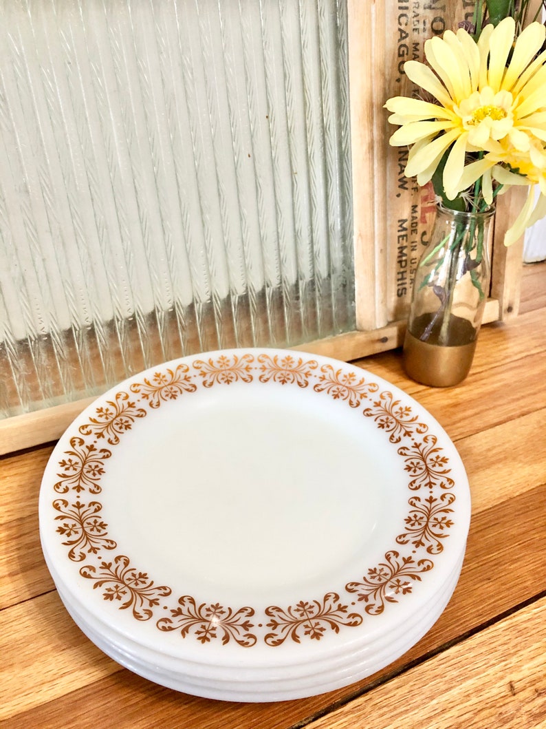Vintage Pyrex/corning Ware SET of 8 Copper Filigree - Etsy