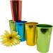 Vintage Colorful Aluminum/metal Cups / 1950's Bascal 5 Piece Set of 10 ...