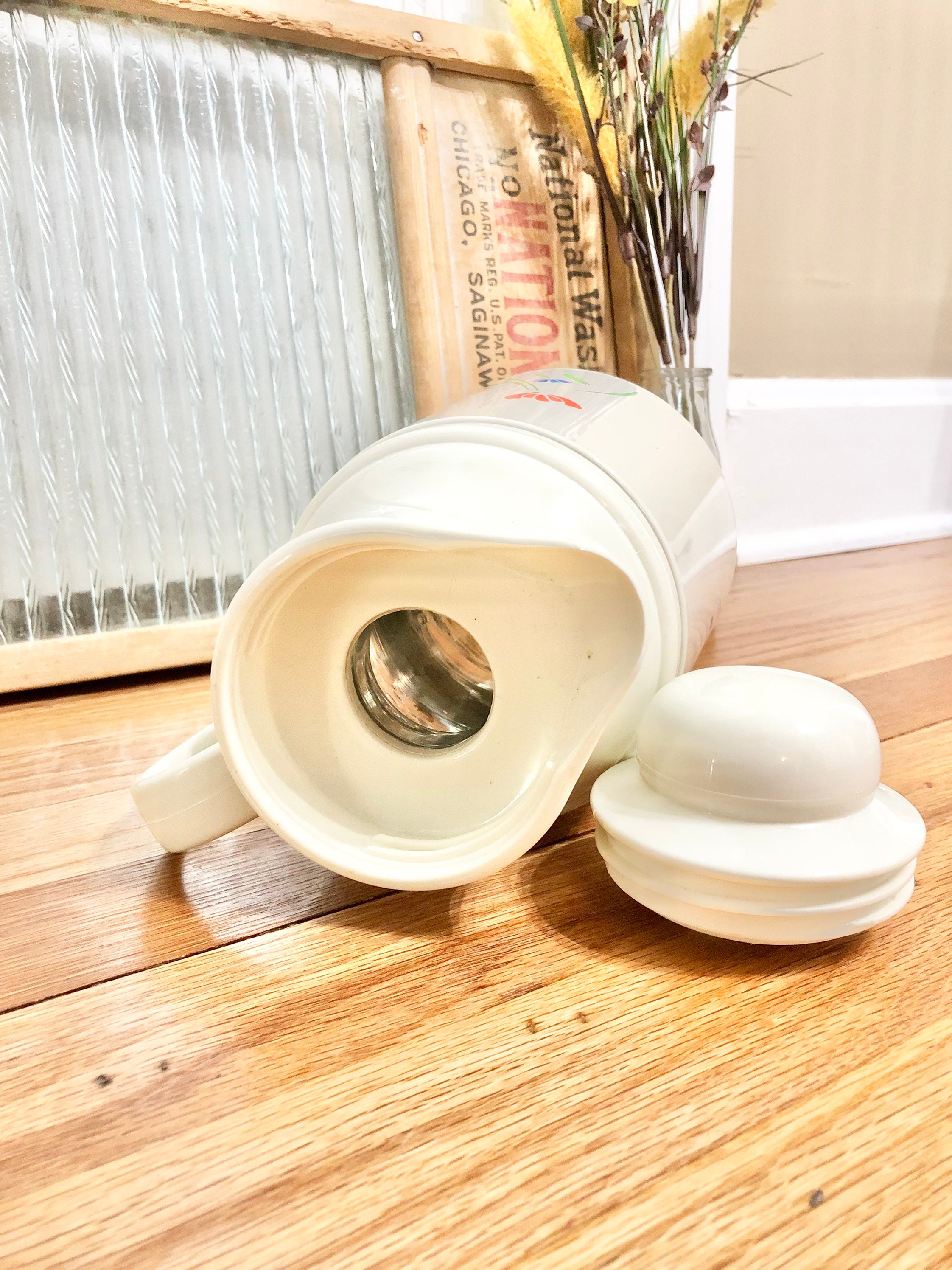 Vintage Phoenix Multi-colored Tulip Carafe/thermos / - Etsy