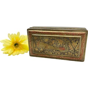 Antique Brass Peacock Box / Peacock Jewelry Trinket / Keepsake - Etsy