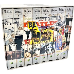 Vintage the Beatles Anthology on VHS / the Beatles Anthology VHS Box Set With 8 Tapes / 1990's ...