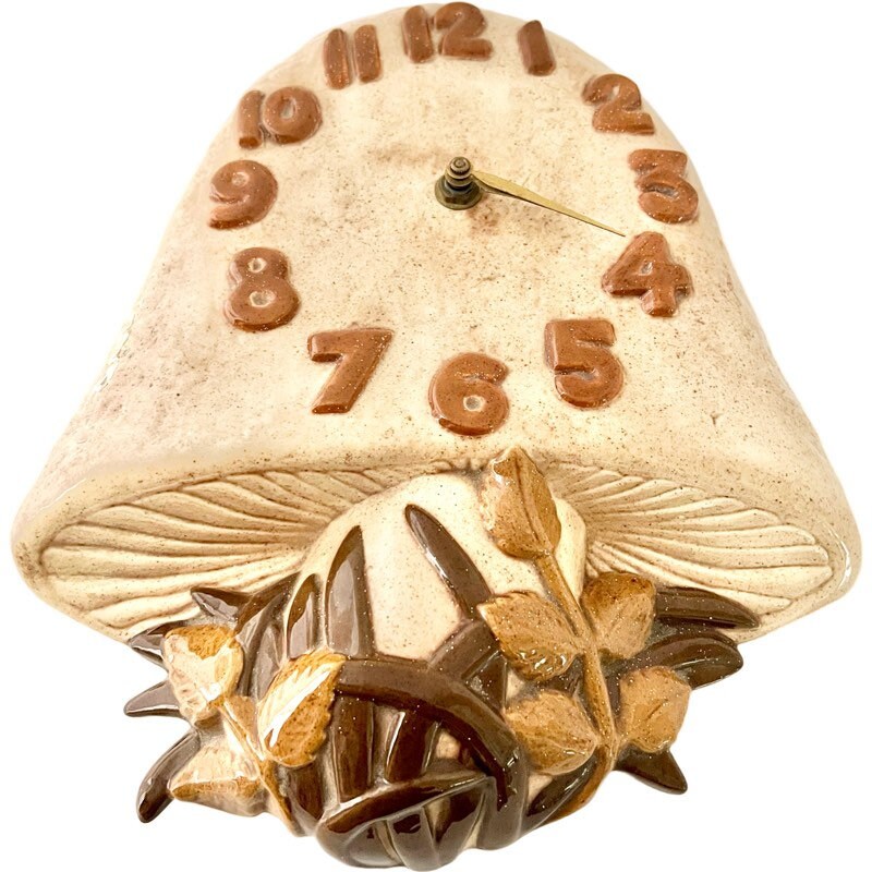 Vintage Arnels Merry Mushroom Wall Clock / 1970s Arnels Merry - Etsy