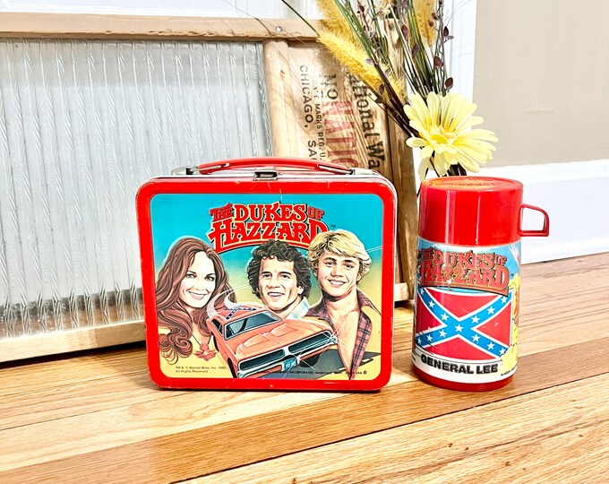RARE Vintage the Dukes of Hazzard Lunch Box and Thermos / Aladdin ...