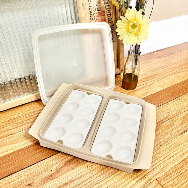 Tupperware Vintage Deviled Egg Holder - Etsy
