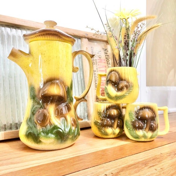 Mushroom Tea Set - Etsy