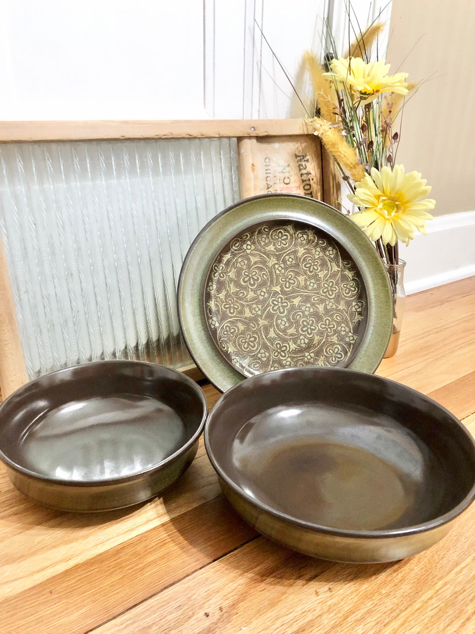 Vintage Franciscan Madeira Stoneware Dinnerware 28 Piece Set - Etsy