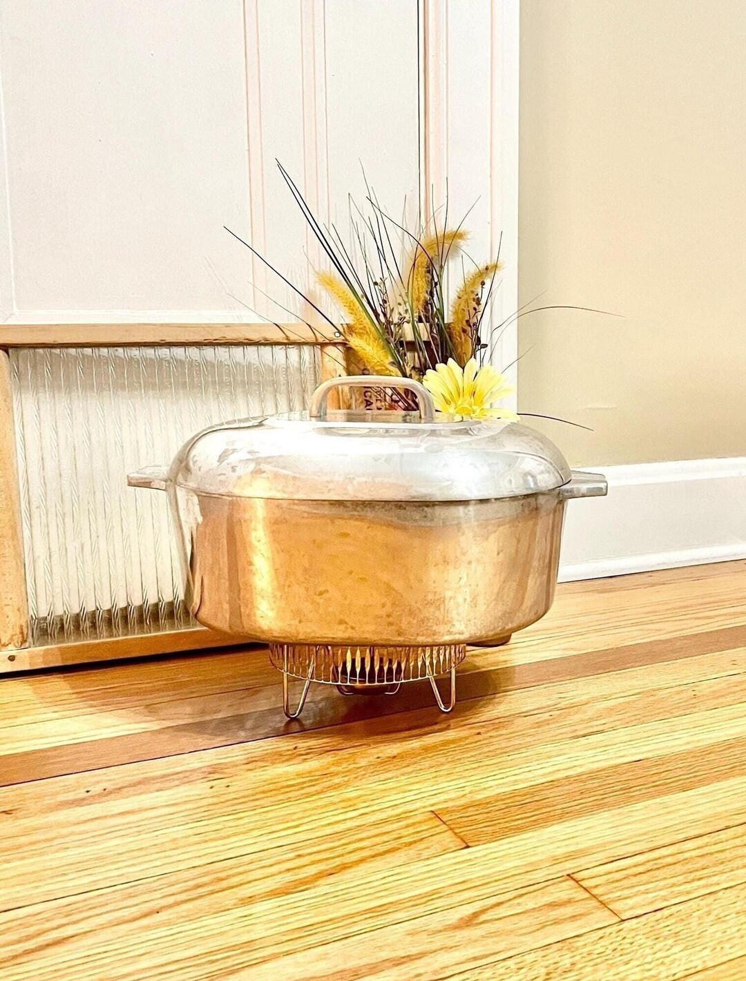 Vintage Wagner Ware Magnalite 4265 Large 8 Quart Oval Roaster With Lid ...