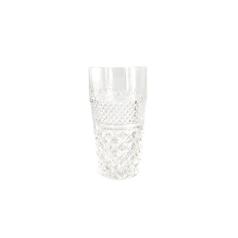 Vintage Anchor Hocking Wexford Crystal Glasses: Diamond Pattern Sets of ...