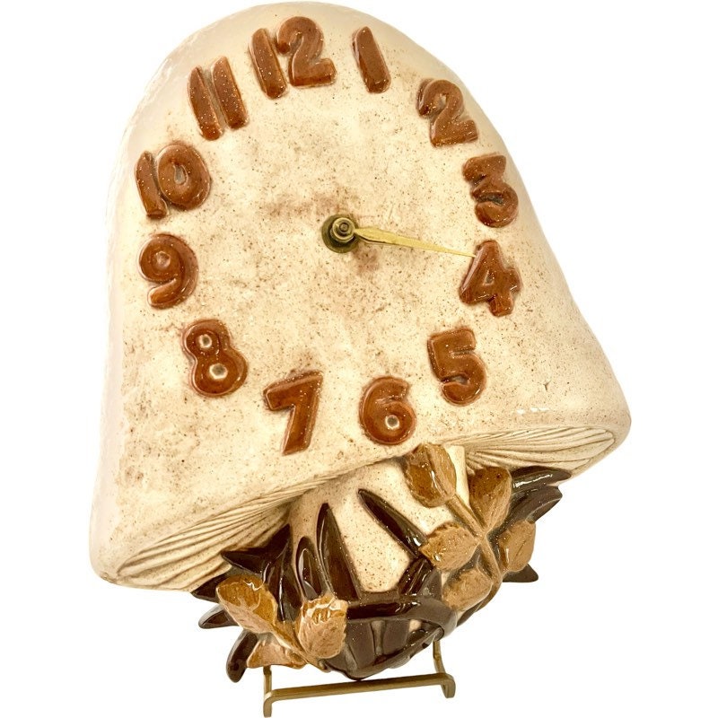 Vintage Arnels Merry Mushroom Wall Clock / 1970s Arnels Merry - Etsy