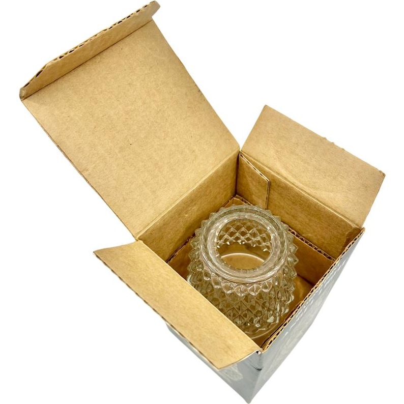 New Vintage Indiana Glass Fairy Lamp in Original Box, Mid-century ...