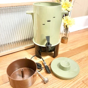 Vintage Regal Green Poly Perk 10-20 Cup Automatic Percolator / Green ...