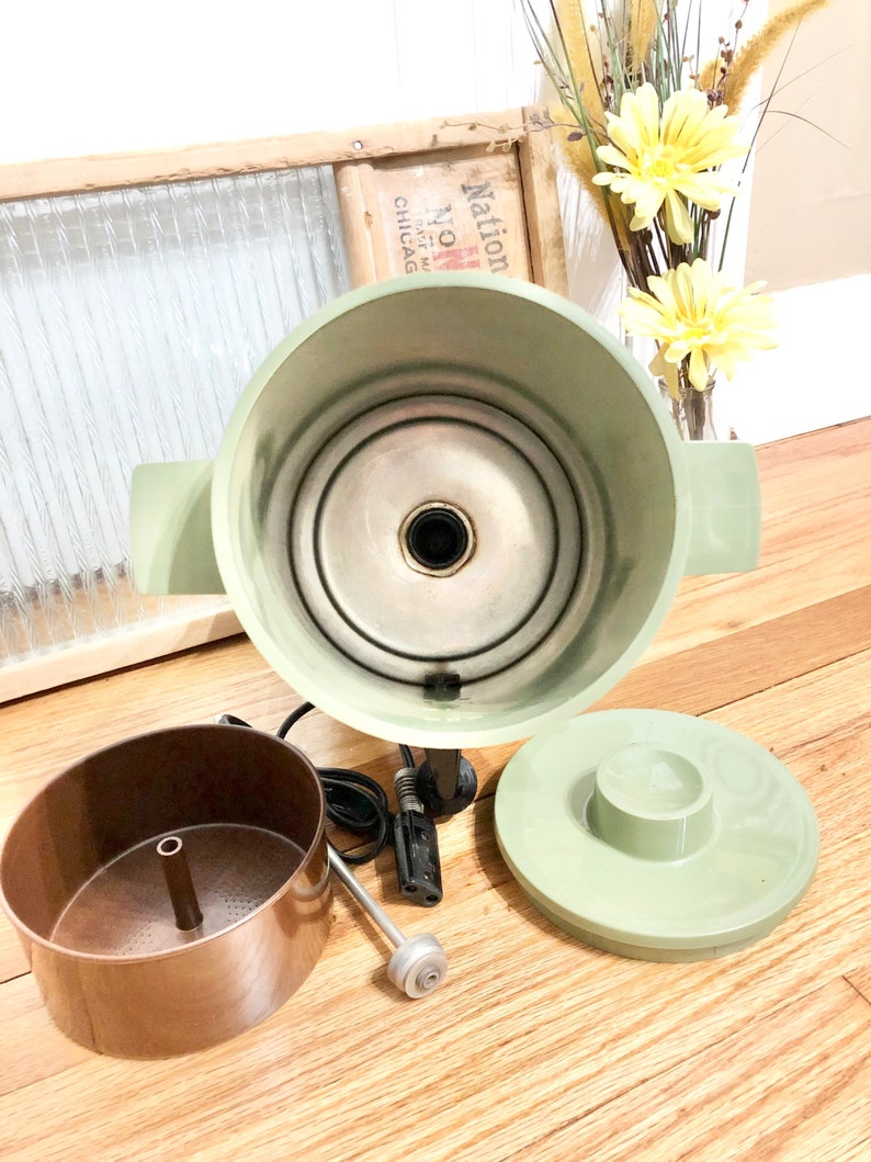 Vintage Regal Green Poly Perk 10-20 Cup Automatic Percolator / - Etsy