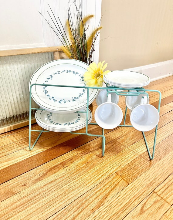 Vintage Corelle/Corning Forget Me Not Dinnerware 16 Piece Set - Etsy.de