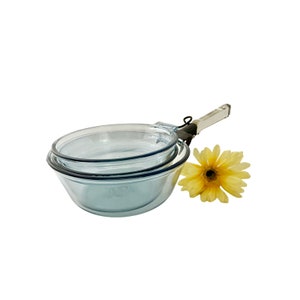 Vintage Pyrex Flameware Set: 1950s Stovetop Glass Bowls - Etsy