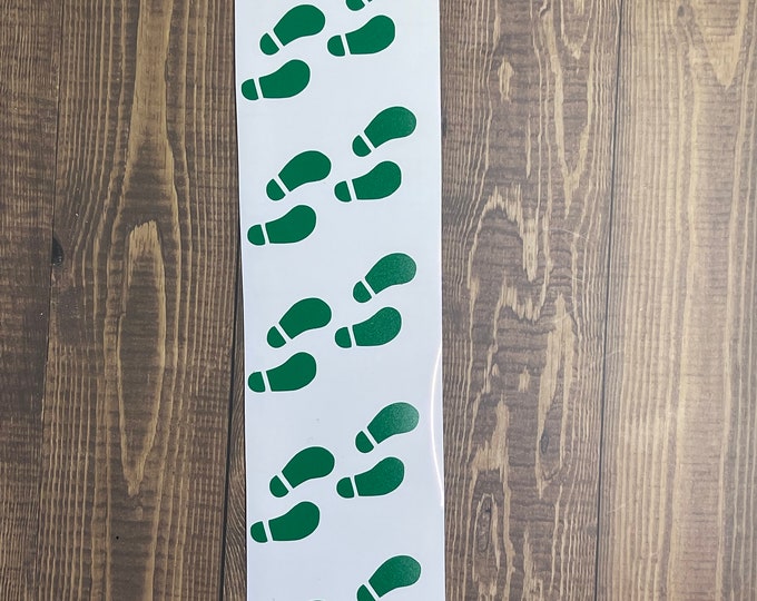 Leprechaun Mini Footprints Vinyl Stickers - Etsy