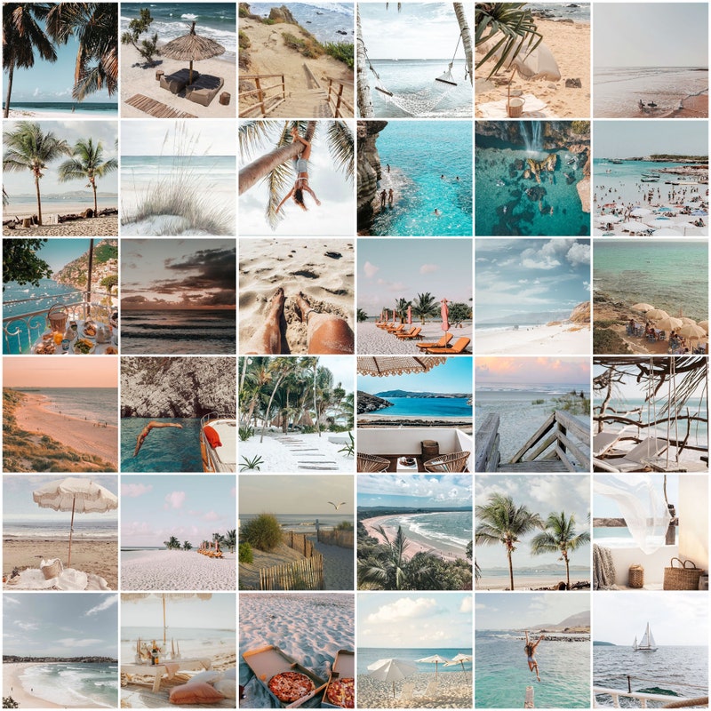 Beach Collage Kit - Etsy