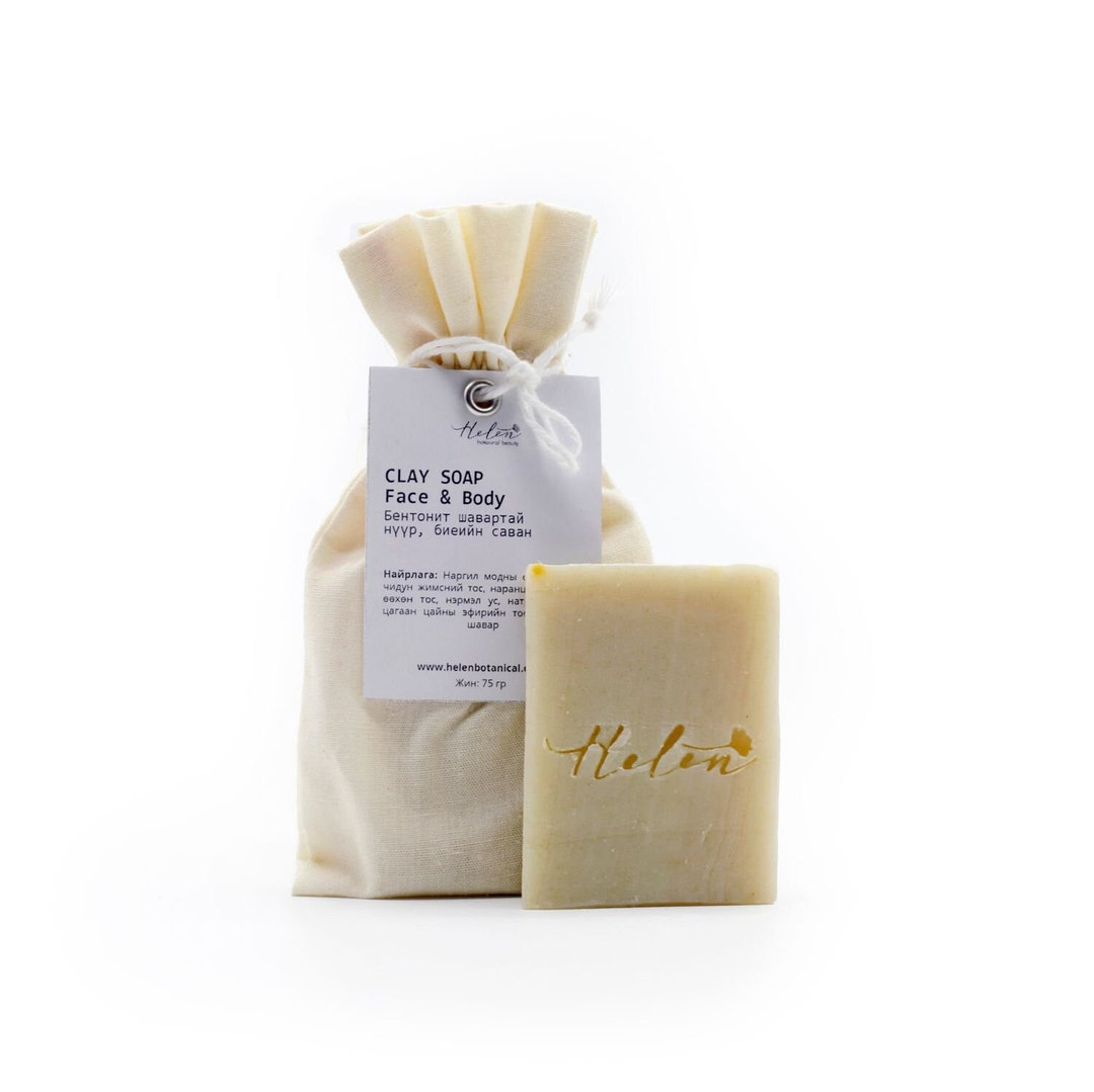 Handmade Organic Body Soap With Honey & Oatmeal/ Clay - Etsy