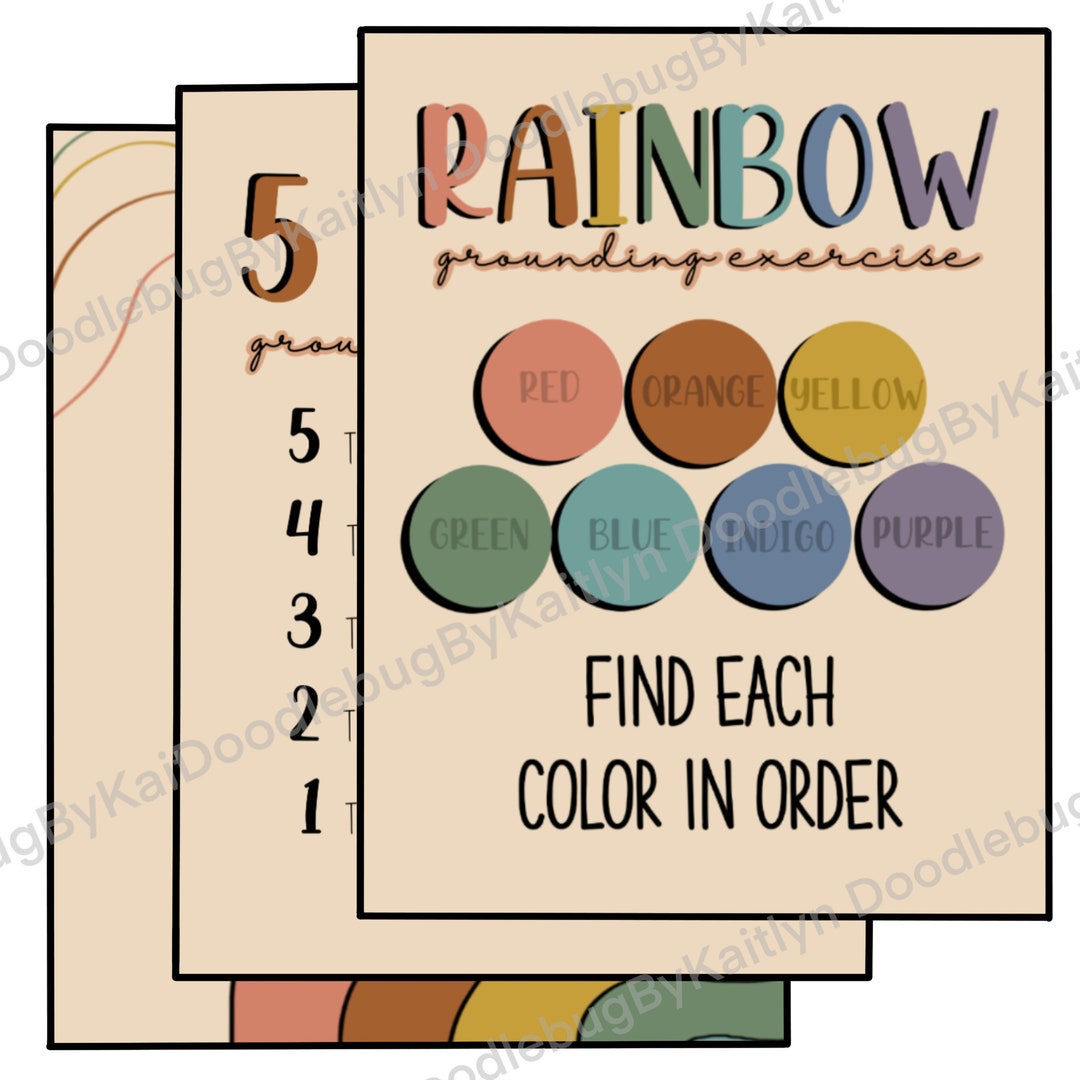 Grounding Exercises 3 Pack Digital Download - Etsy