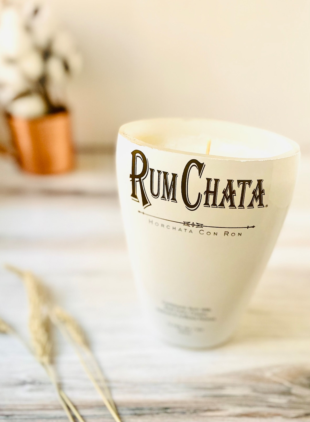 Rum Chata Candle - Horchata Rum Scent - Soy Wax - DECONSTRUCTED CANDLES ...