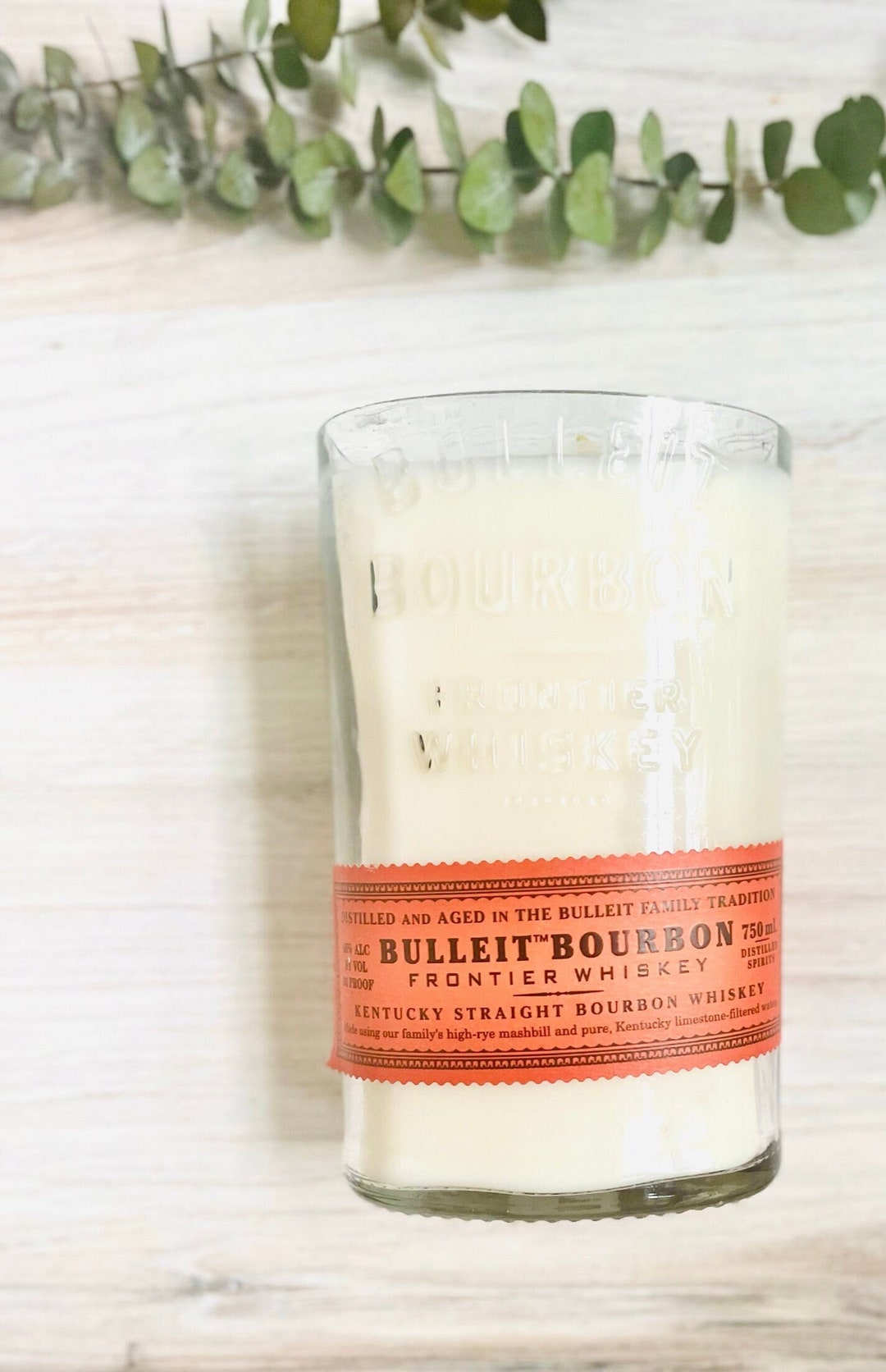 Whiskey Candle Bulleit Candle Old Fashioned Scent Bourbon Candle ...